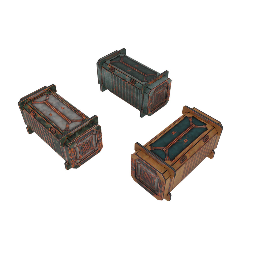 TinkerTurf Sci-Fi Terrain - Cargo Containers Series 6 – Tinkerhouse Games